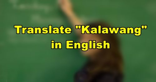 Kalawang in English - Translate "Kalawang" in English