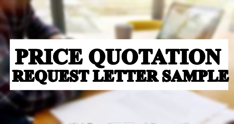 Price Quotation Request Letter Sample