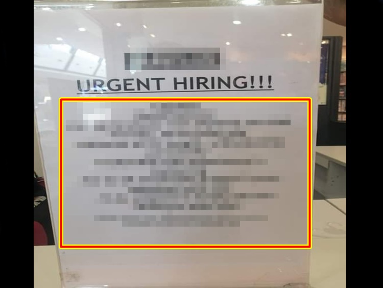 Netizen Expresses Sentiments on Company's High Standards When Hiring ...