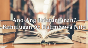 ANO ANG TULA - Kahulugan At Ang Iba't Ibang Akdang Patula