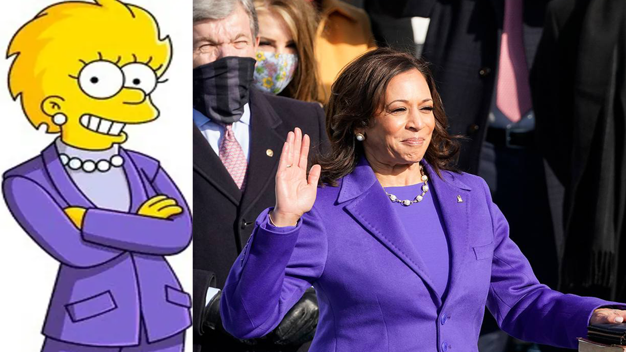 The Simpsons Predicts Vice President Kamala Harris Outfit at Inauguration