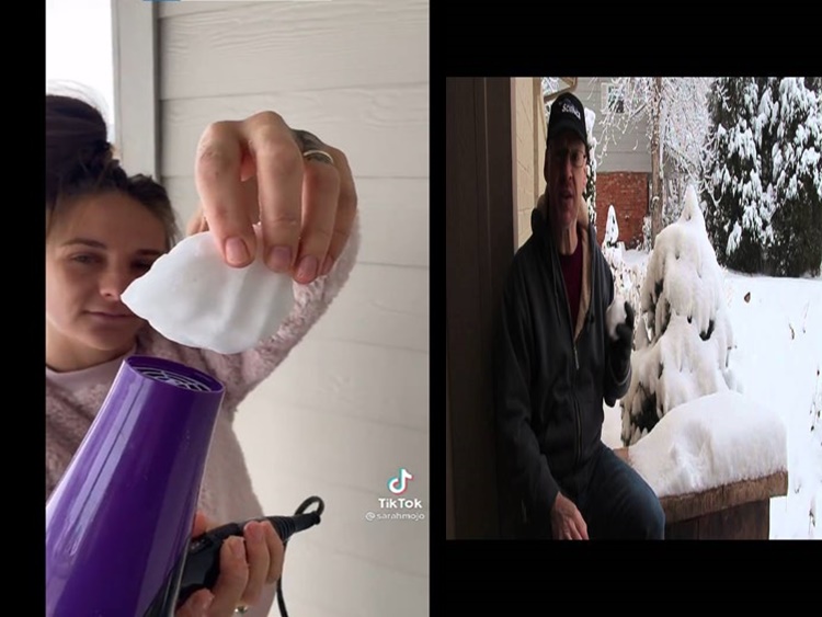 TikTokers Claim That Texas Snow is Fake & Consider It As Conspiracy Plot