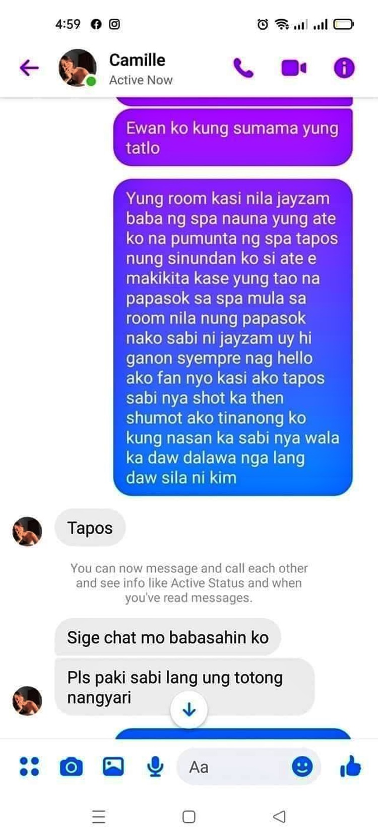 Jamill Issue: "Other Woman" Conversation w/ Camille Surfaces Online