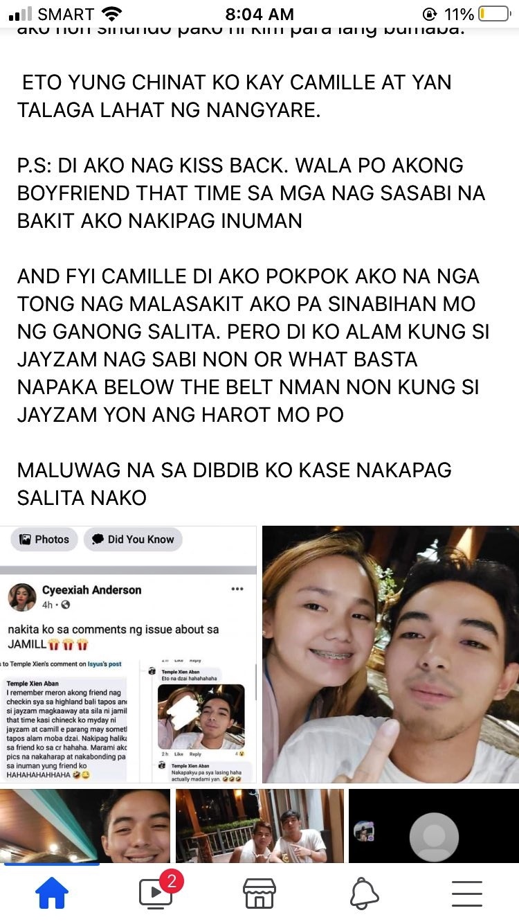 Jamill Issue: "Other Woman" Conversation w/ Camille Surfaces Online