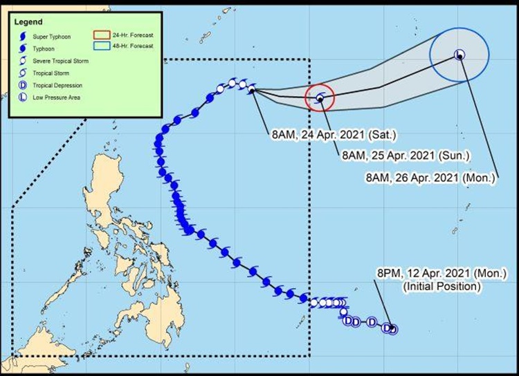 Severe Tropical Storm Bising Weakens on Way Out of PAR, PAGASA Says