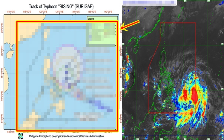 PAGASA Says Storm Bising Intensifies Into Typhoon After Entering PAR