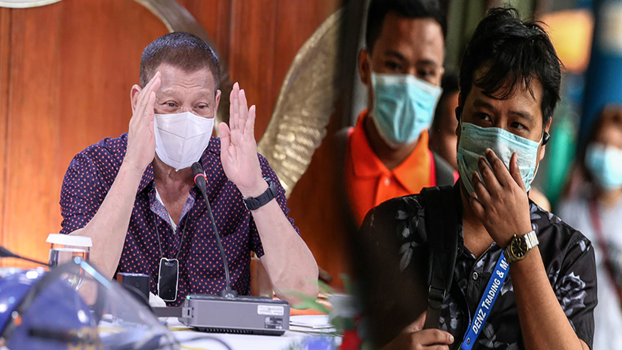 Duterte Orders PNP to Arrest People Wearing Mask Improperly in Public