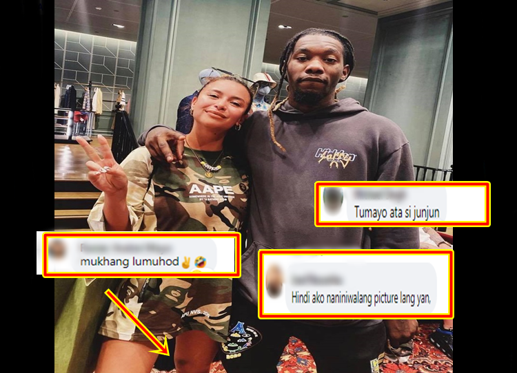 Netizen Commented on Yassi Pressman’s Photo w/ Rapper Offset "Mukhang lumuhod"