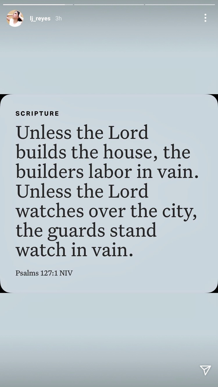 LJ Reyes Shares Statements Amid Lingering Issues About Split