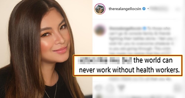 Angel Locsin Shares Appreciation Post For Health Workers
