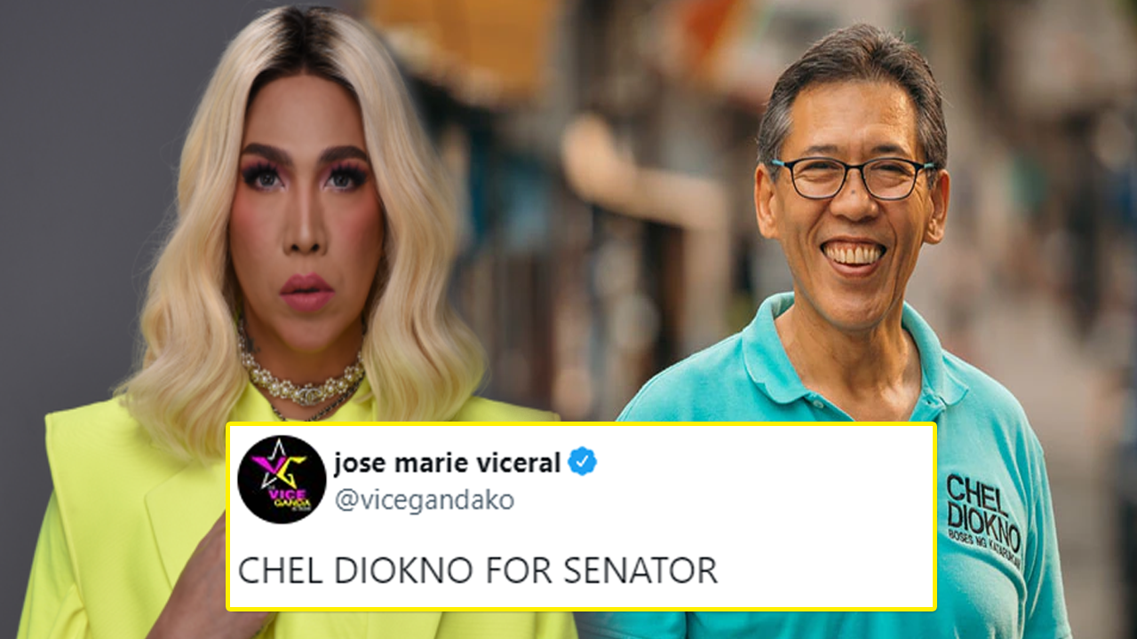 Vice Ganda Campaigns for Chel Diokno Running for Senator on 2022