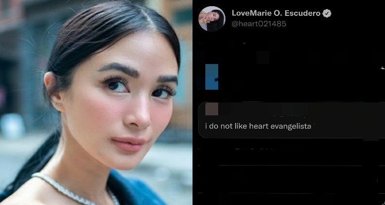 Heart Evangelista Responds To Netizen's 'I don't like her' Remark