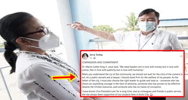 Iloilo City Mayor Jerry Treñas Announces Support for VP Robredo