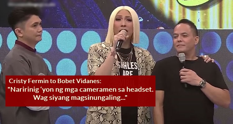 Vice Ganda, Vhong receive 'Panlalait' from Direk Bobet - Cristy Fermin