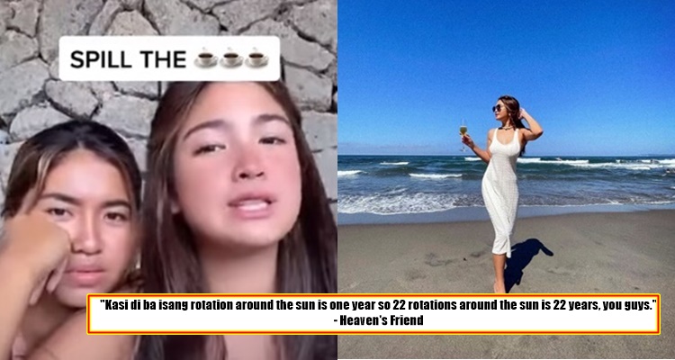 Heaven Peralejo & Friend Defend Creative "22 Rotations" Caption