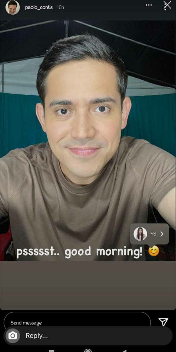 Paolo Contis Says 'Good Morning' To Yen Santos? Actor Has This Post