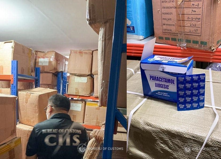 BOC Recovers Fake Paracetamol Brands & Other Medicines Worth P30-M