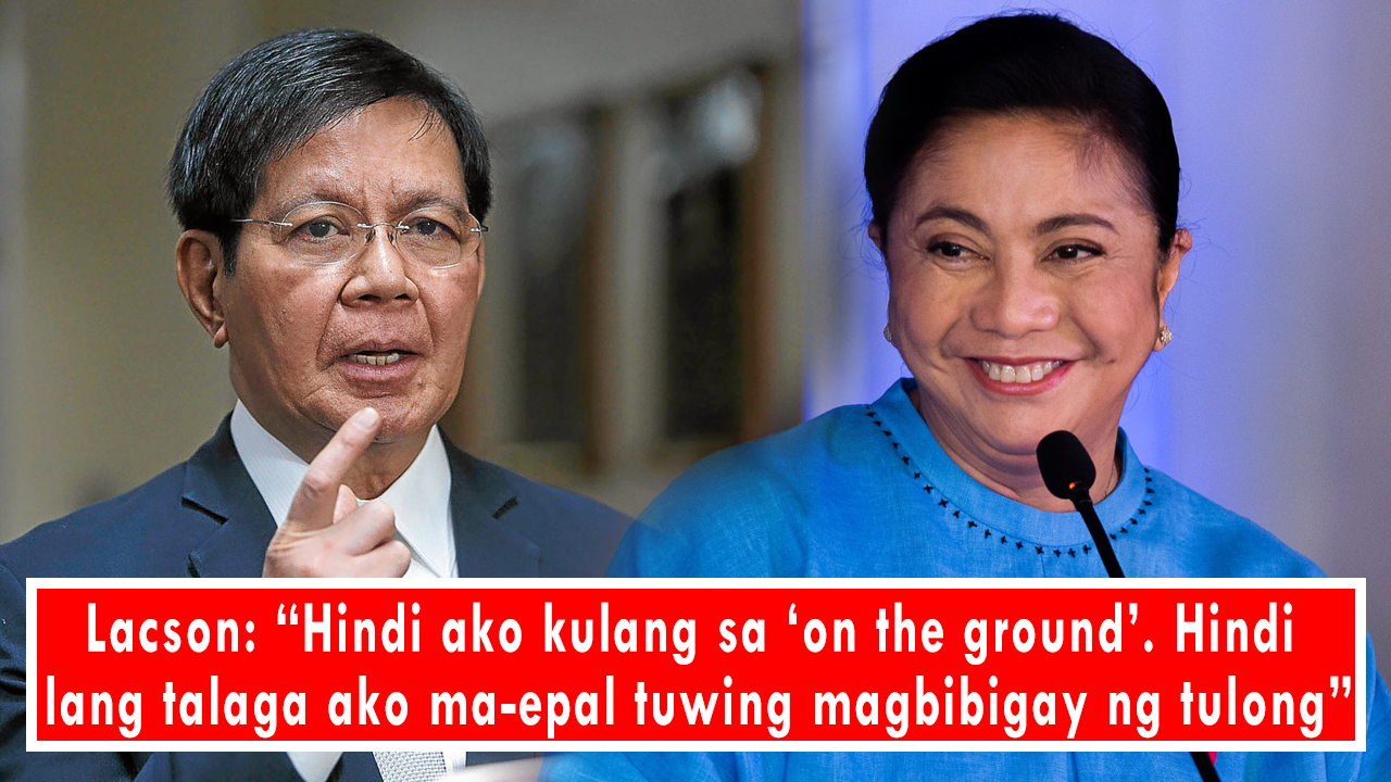 Lacson to Leni Claims He Lacks Work on The Ground: “Hindi ako ma-epal”