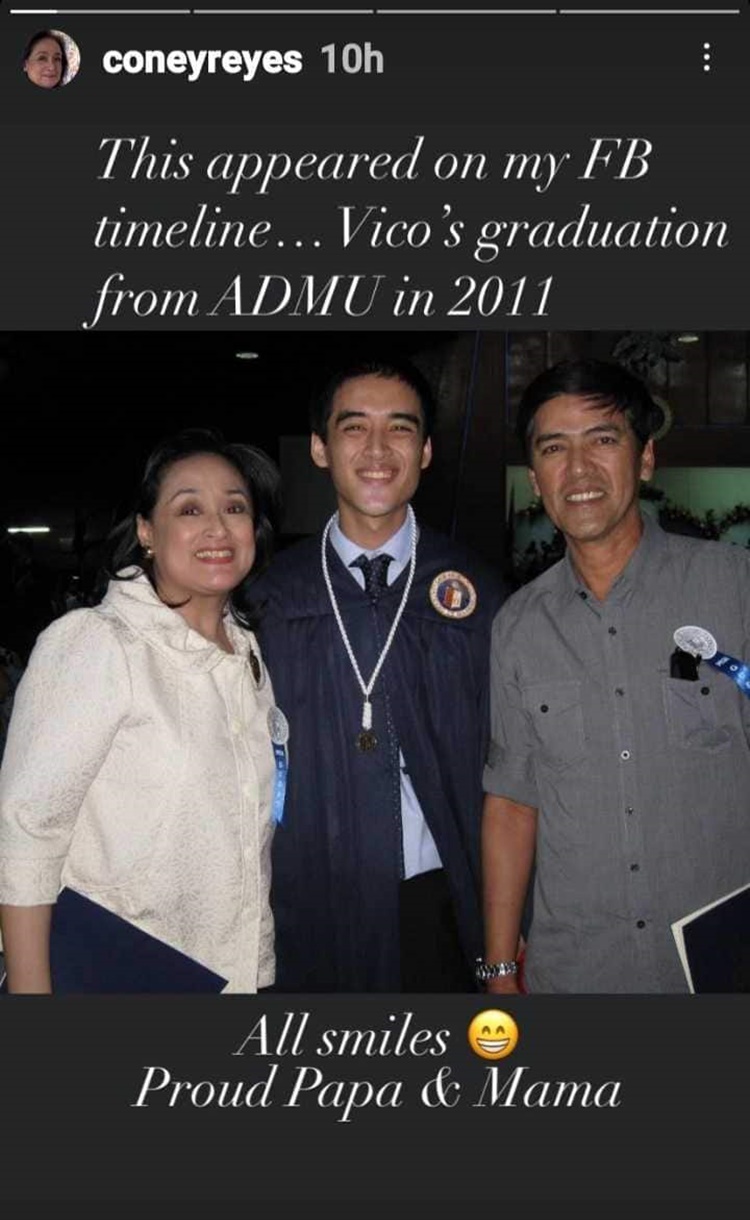 Coney Reyes Shares Vico Sotto's College Graduation Photo