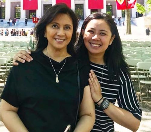Leni Robredo daughter reacts to recent presidential survey w/ BBM leading