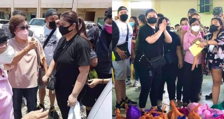 Angel Locsin Goes To Leyte To Help Agaton Victims and Survivors