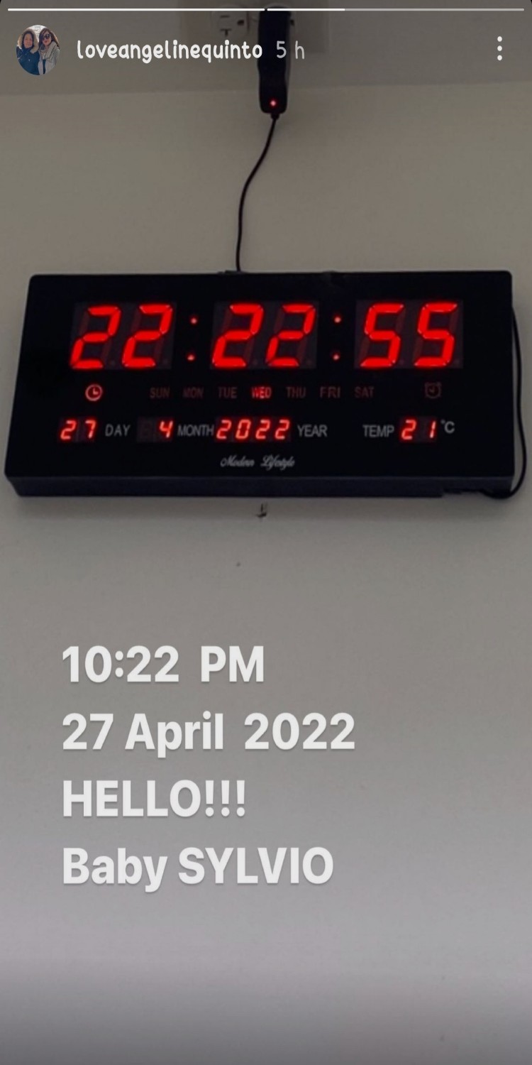 Angeline Quinto Welcomes First Son Baby Sylvio