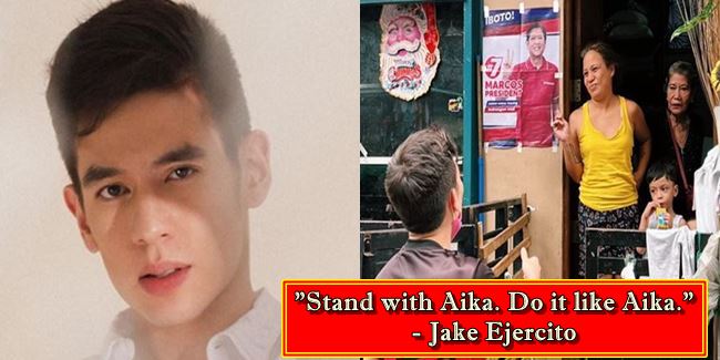 Jake Ejercito Goes House To House To Campaign For VP Leni Robredo