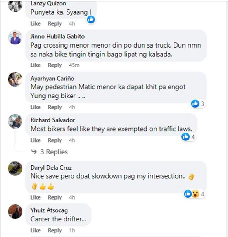 Jempoy Biker Nearly Causes Accident For Driving Recklessly