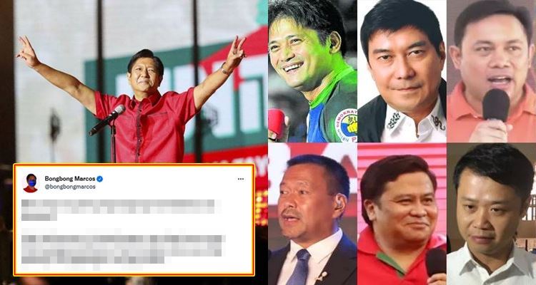 Bongbong Marcos Leaves Congratulatory Message For 12 Senators