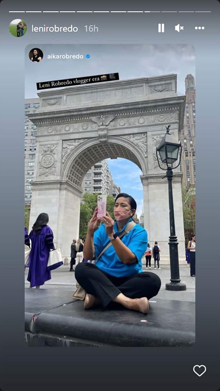 Leni Robredo Shares Photos Of Their Activities In New York