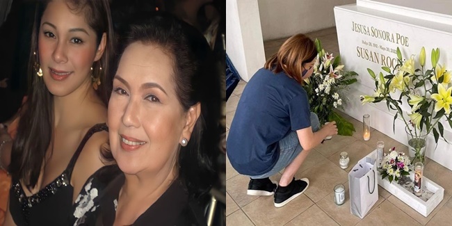 Sheryl Cruz Visits Grave Of Aunt Susan Roces At Manila North Cemetery
