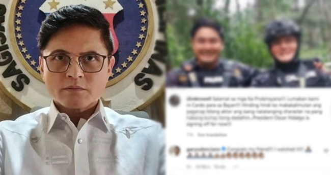 President Oscar Hidalgo: Ang Probinsyano Actor Rowell Santiago Signs Off