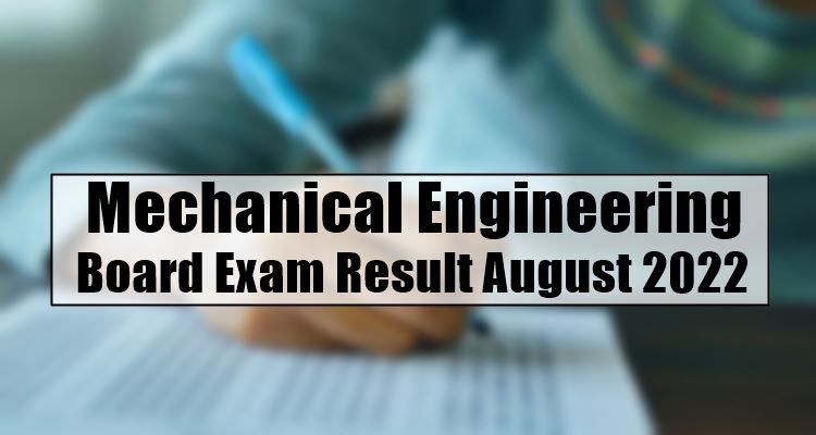 Mechanical Engineering Board Exam 2022