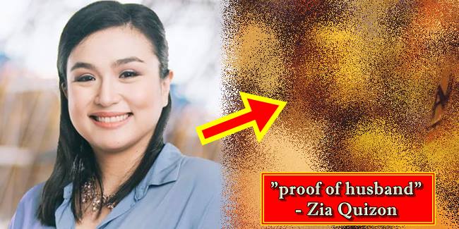 Zia Quizon Reveals Name, Full Face Of Her Husband