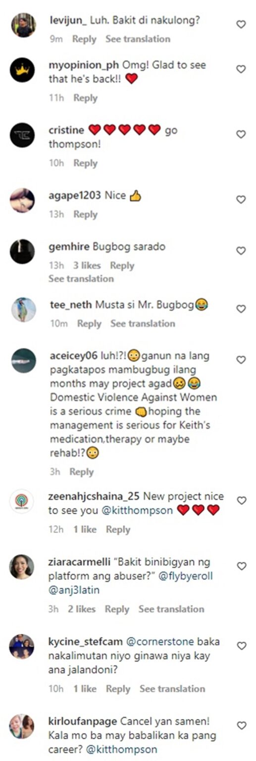 Kit Thompson Video on IG after Issue w/ Ana Jalandoni, Netizens React