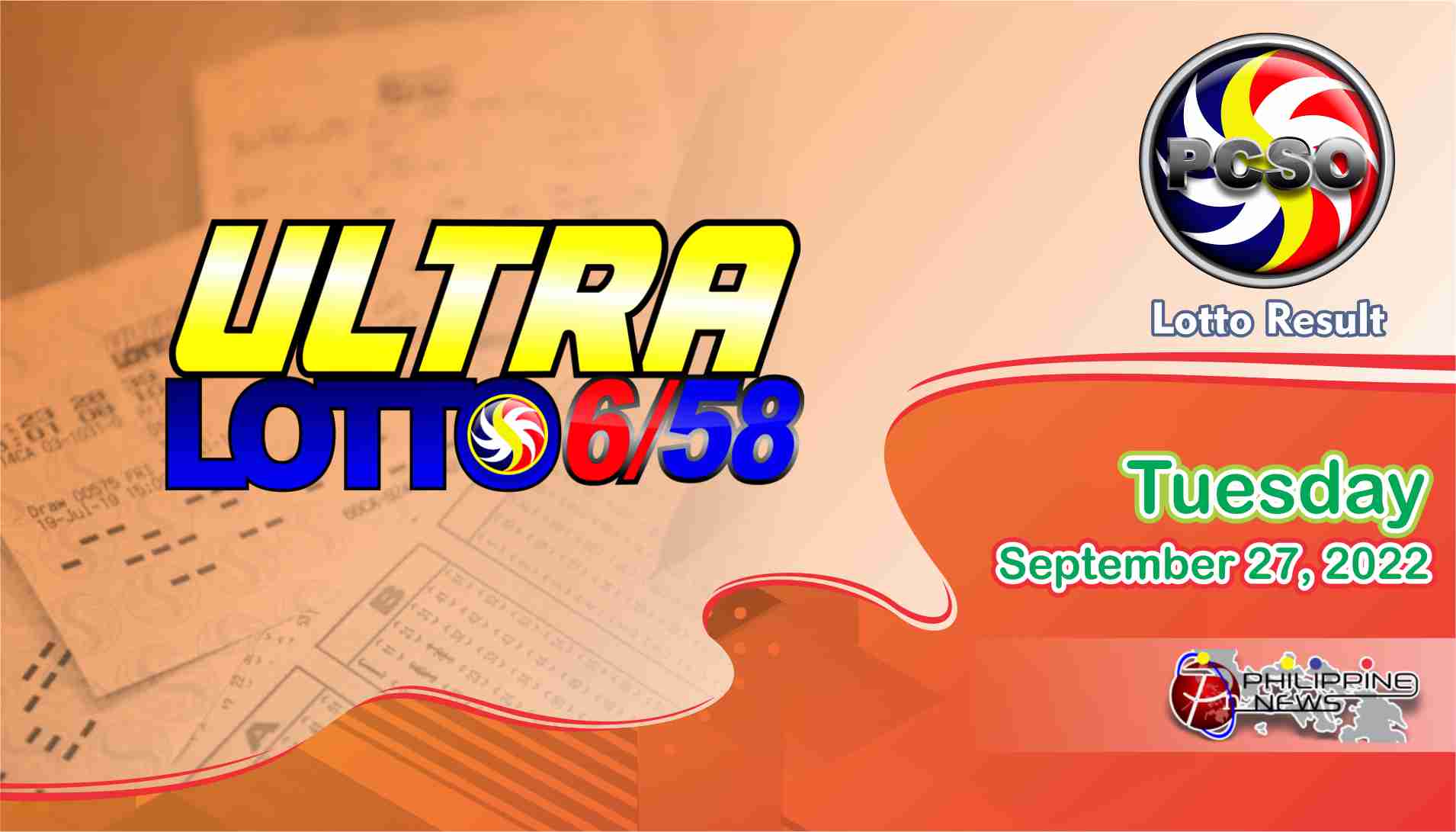 6/58 LOTTO RESULT Today, Tuesday, September 27, 2022 - Official PCSO Lotto Result