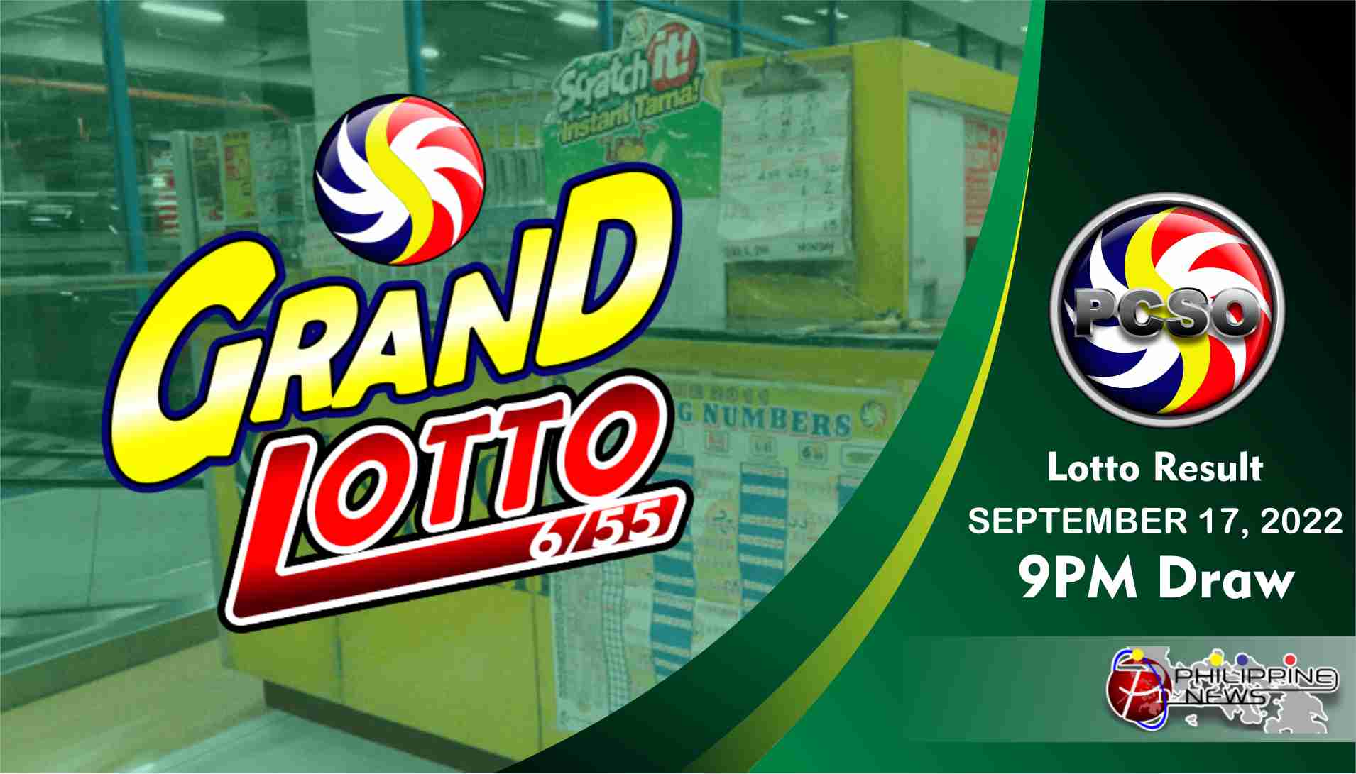 6/55 LOTTO RESULT Today, Saturday, September 17, 2022 - Official PCSO ...