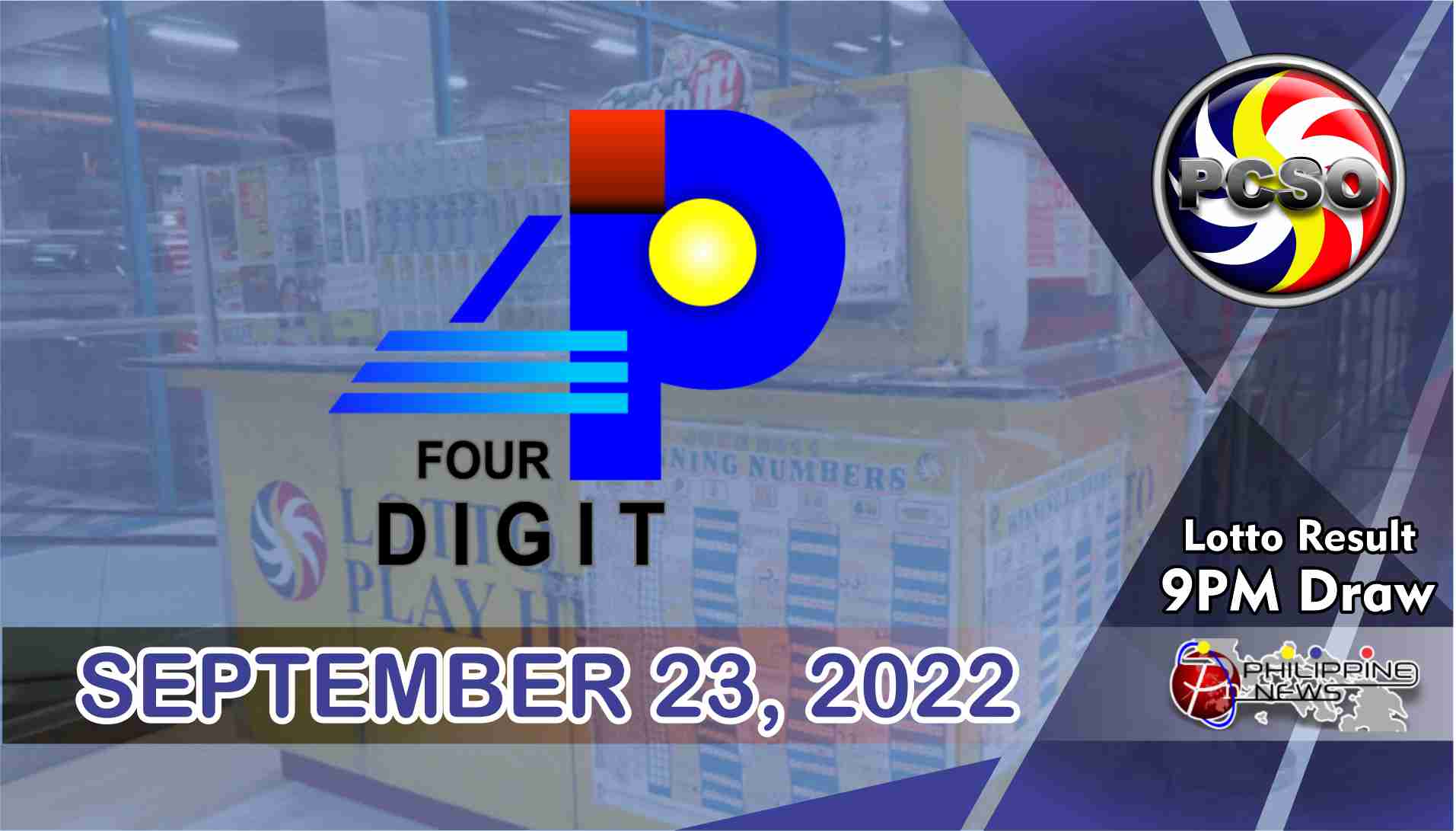 4D LOTTO RESULT Today, Friday, September 23, 2022 - Official PCSO Lotto ...