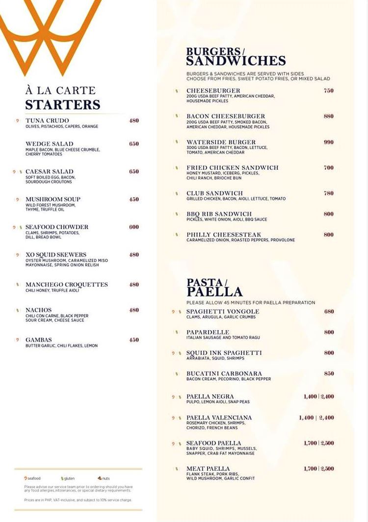Solaire Waterside - Menu, Price, Contact, and Location