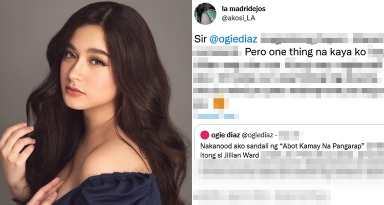 Jillian Ward Defended By Director Against Ogie Diaz's Comment