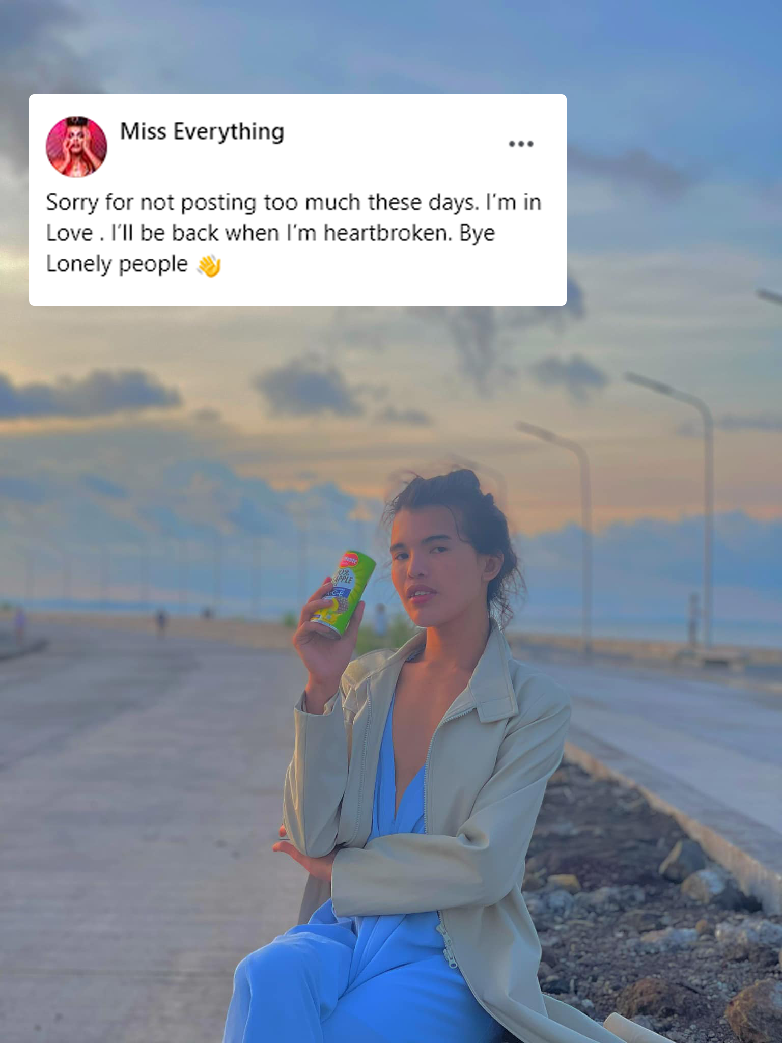 Miss Everything Apologized for Being Inactive Online: ‘Im in love’