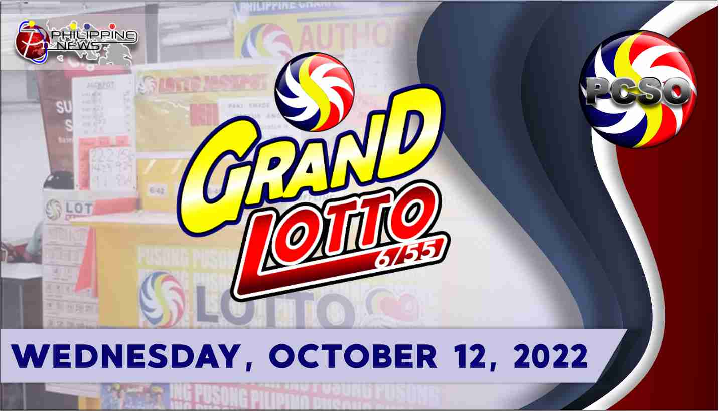 6/55 LOTTO RESULT Today, Wednesday, October 12, 2022 - Official PCSO ...