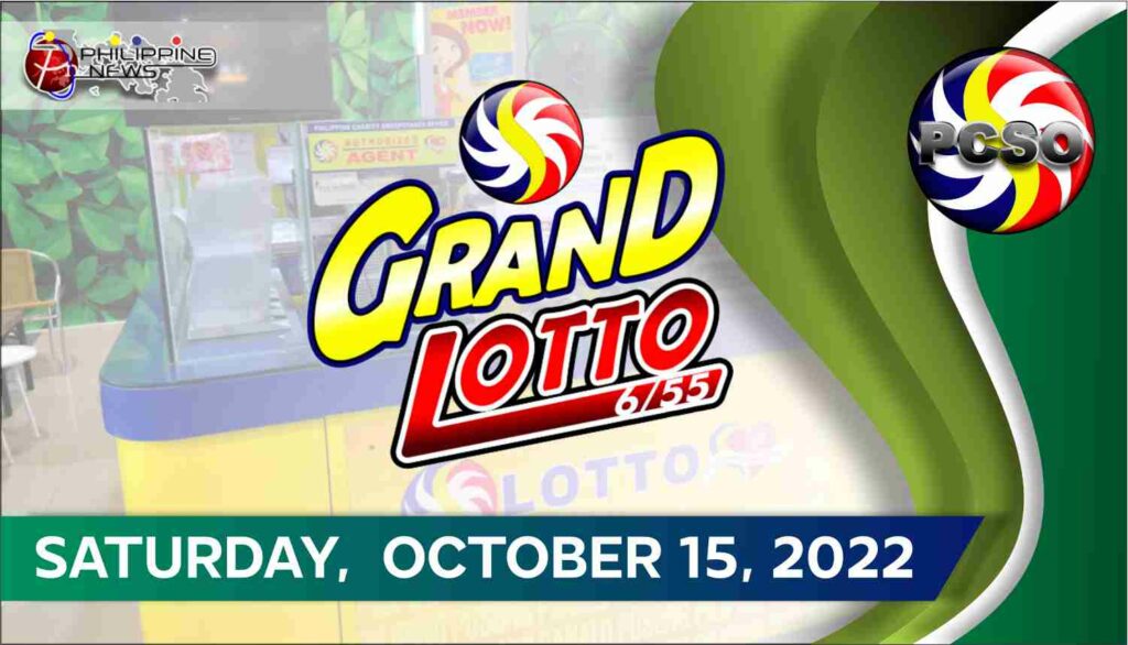 6/55 LOTTO RESULT Today, Saturday, October 15, 2022 - Official PCSO ...