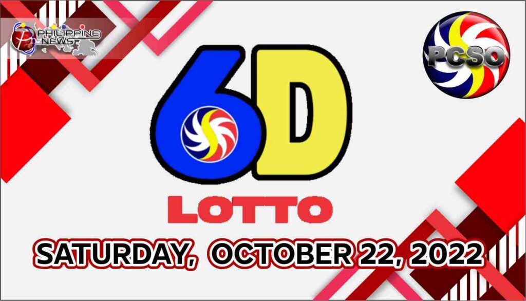 6D LOTTO RESULT Today, Saturday, October 22, 2022 - Official PCSO Lotto ...