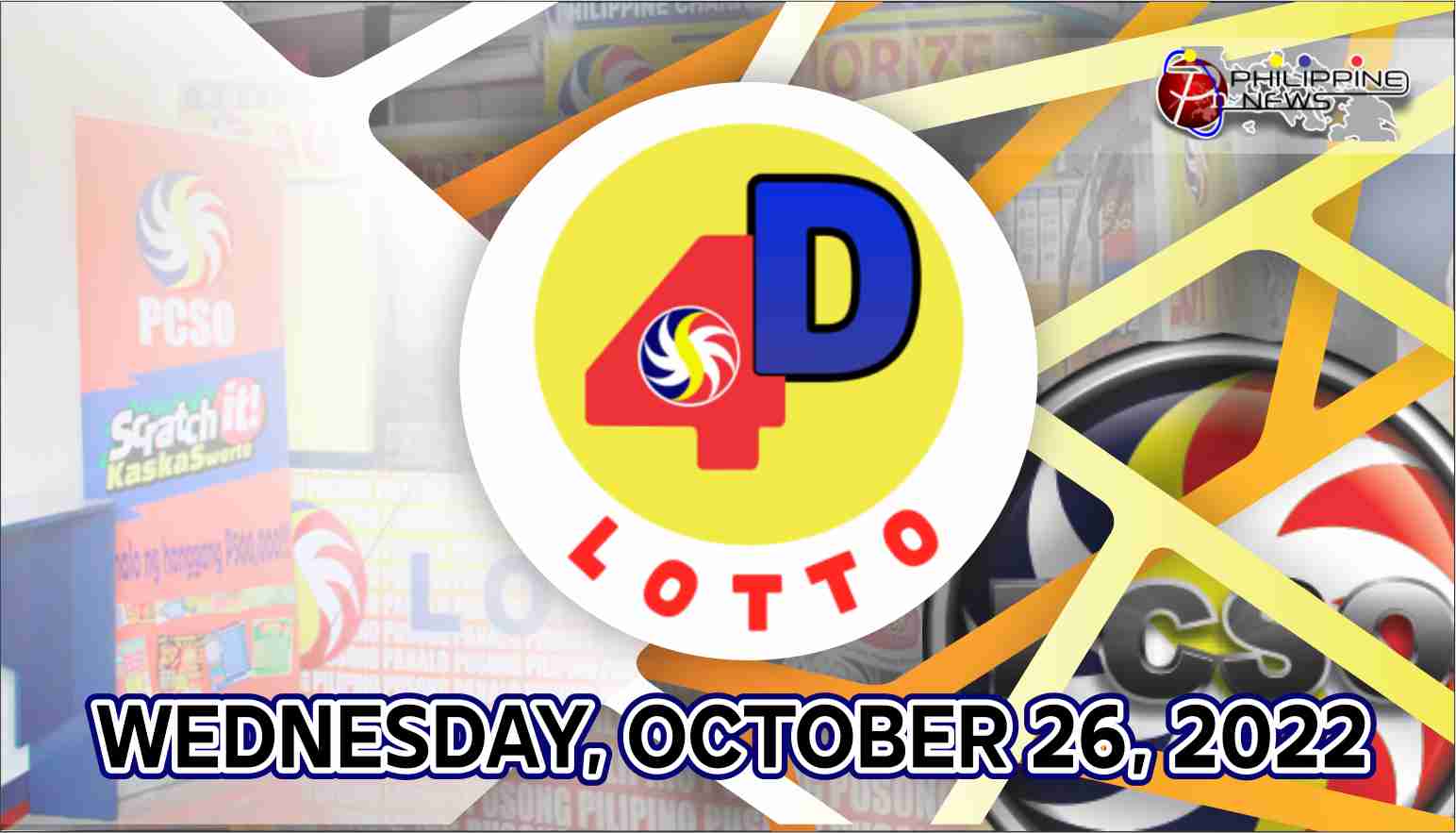 4D LOTTO RESULT Today, Wednesday, October 26, 2022 - Official PCSO ...