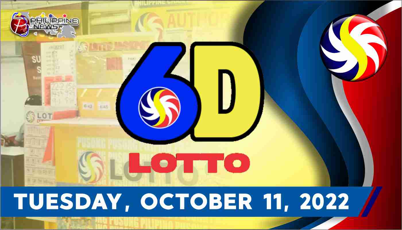 6D LOTTO RESULT Today, Tuesday, October 11, 2022 - Official PCSO Lotto Result