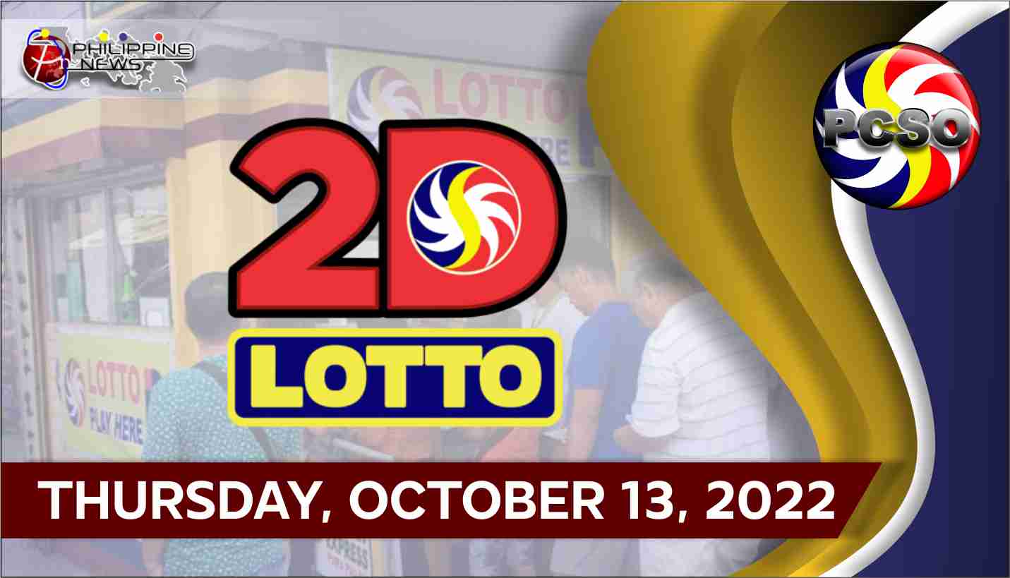 2D LOTTO RESULT Today, Thursday, October 13, 2022 - Official PCSO Lotto ...