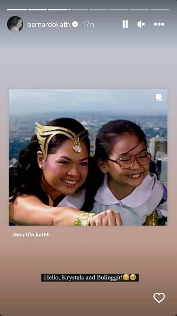 Kathryn Bernardo Shares Throwback Photo W/ Judy Ann Santos as 'Krystala'