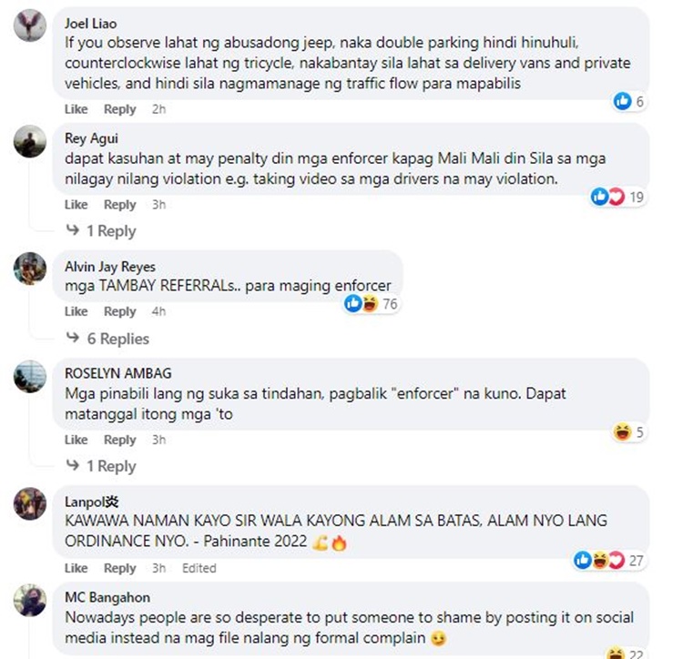 Traffic Enforcers Issue Ticket to Violator & Charged Him w/ “Taking Video”