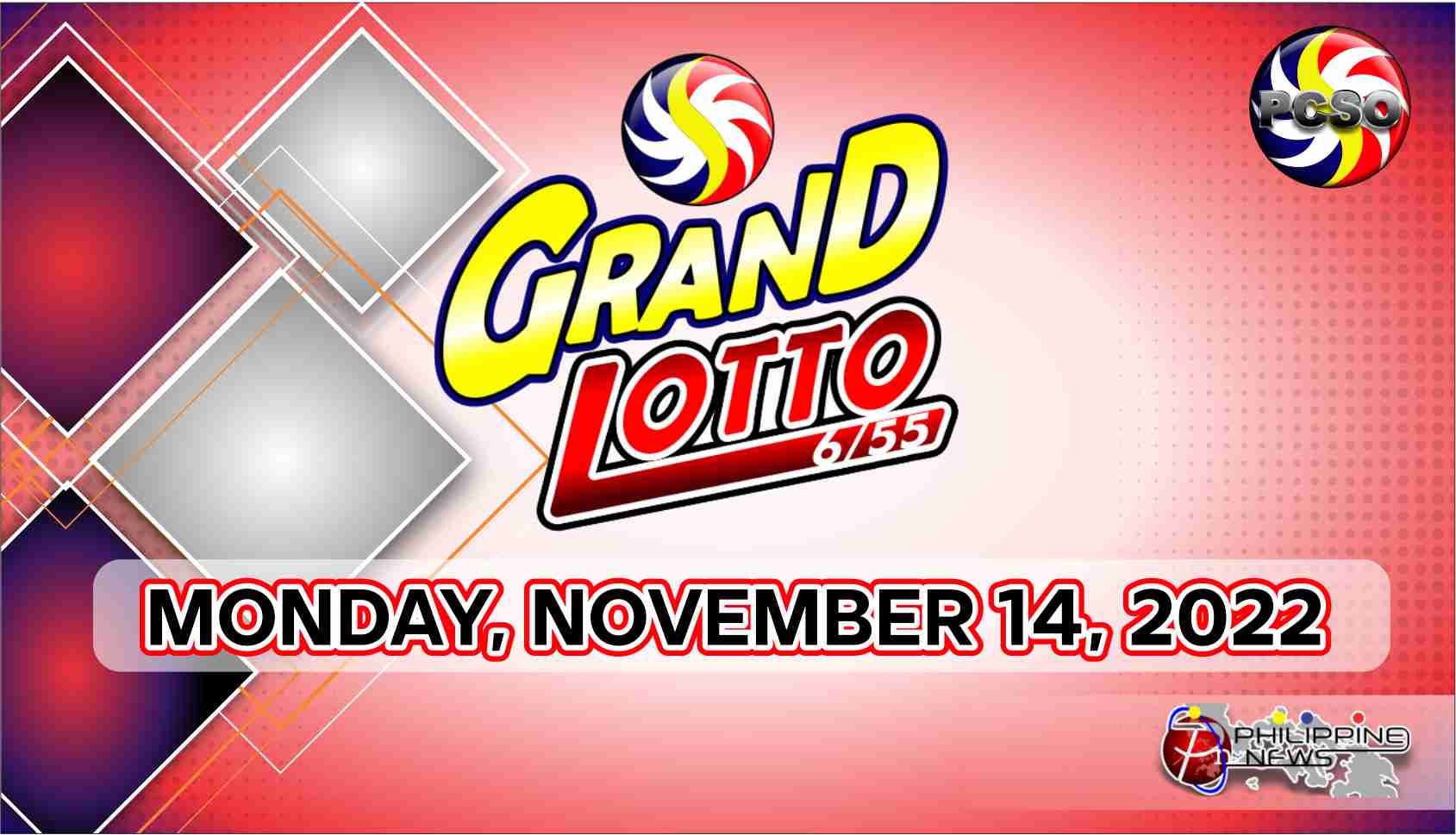 6/55 LOTTO RESULT Today, Monday, November 14, 2022 - Official PCSO ...